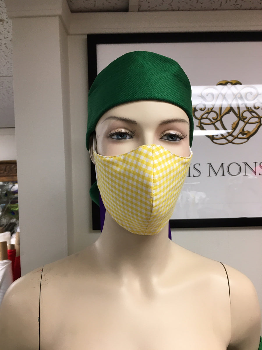 CLASSICS - Olson Mask - Gingham - Yellow – Alexis Monsanto Los Angeles ...