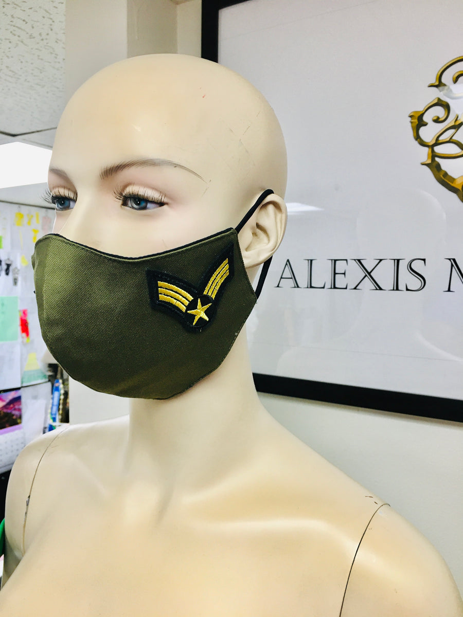 MILITARY - Olson Mask - 3 Star - Olive – Alexis Monsanto Los Angeles ...